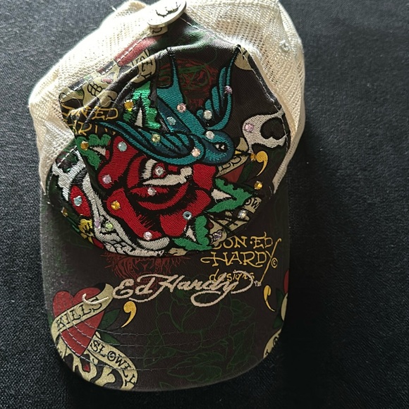 Ed Hardy | Accessories | Vintage Ed Hardy Trucker Hat | Poshmark